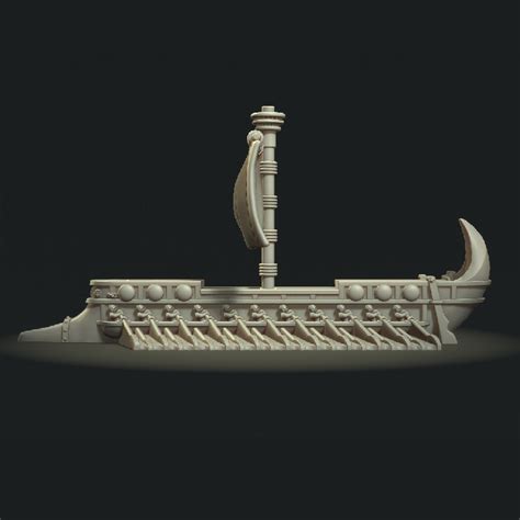 3d Printable Thalassa Penteconter Grígora Class Auxiliary Ship By Thalassa Game Naval War On