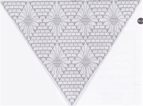 Шаль узором паучки схема крючком