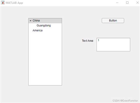 Part de control de árbol de APPDesigner de MATLAB programador clic