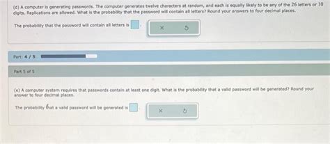 Solved A Computer Password Consists Of Twelve Characters