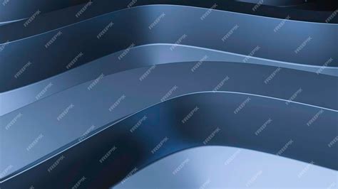 Premium Photo Rotating D Lines With Bends Design D Metal Lines With Bends Are Moving