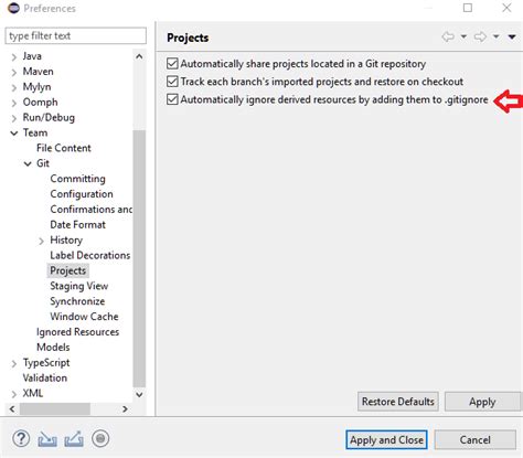 Git Using Git In Eclipse IDE EGit Plugin