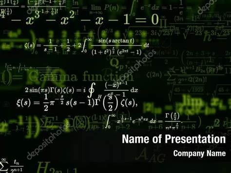 Mathematics Formulas Powerpoint Template Mathematics Formulas Powerpoint Background