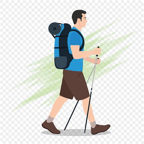 Hiker Vector Png