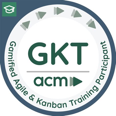 ACM Agile Gamified Agile Kanban Training Participant Credly