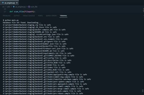 Antivirus Engine Python Wahyu Krisna Aji