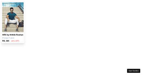 Component Card Codesandbox