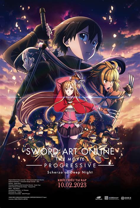 Anime Nhật Bản Sword Art Online Progressive Scherzo Of The Deep Ra Rạp