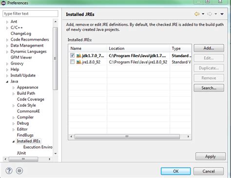 Java JDK Version Showing 1 8 0 92 In Command Prompt But Not Being