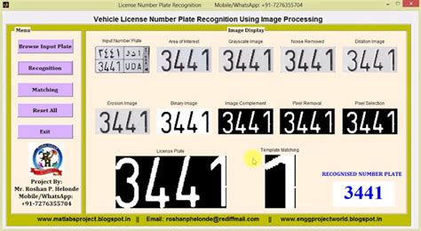Matlab Project Vehicle License Number Plate Recognition Vlnpr Full Source Code Ieee Based