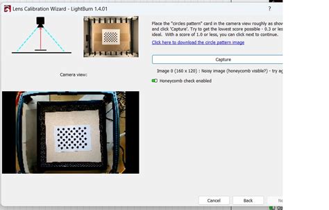 Sculpfun Cam 500 Calibrate Lightburn Software Questions Lightburn Software Forum