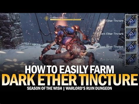 Destiny 2 Season Of The Wish Guide Where To Find Dark Ether Tincture