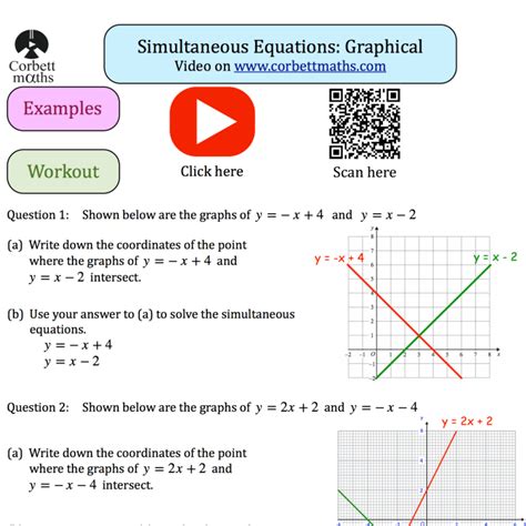 Solving Simultaneous Equations Worksheet With Answers Tessshebaylo