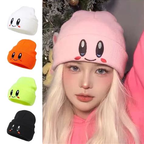 Kirby Bonnet Hip Hop Casual Embroidery Beanie Hat For Men And Women Shopee Philippines