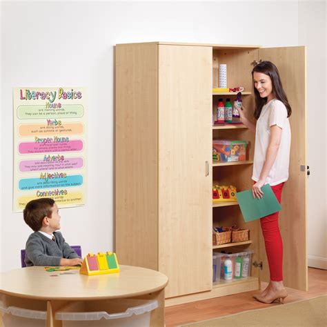 Lockable Tall Storage Cupboard