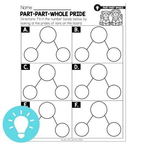 Lucky To Learn Math Add With Part Part Whole Models Lesson 21