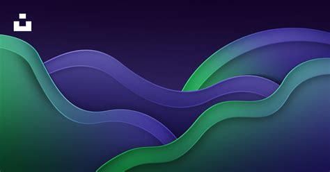 물결 모양의 파란색과 녹색 추상 배경 사진 Unsplash의 무료 어두운 추상 이미지