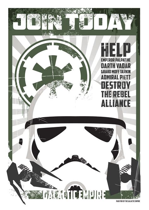 Star Wars Series Set Of 2 Recruitment Posters Recruitment Poster