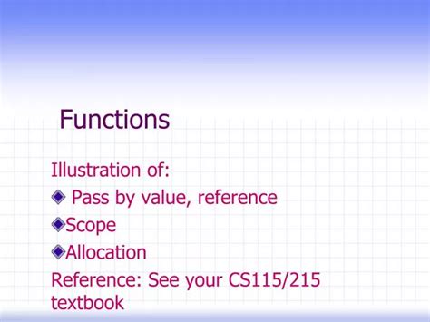 PPT Functions PowerPoint Presentation Free Download ID 4799811