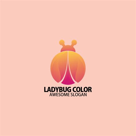 Ladybug Logo Design Gradient Colorful 24305746 Vector Art At Vecteezy