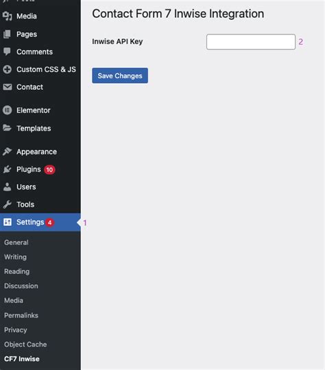 integration with wordpress contact form 7 download plugin inwise