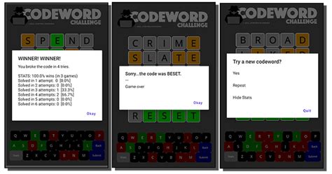 Codeword Challenge Tricalico Interactive