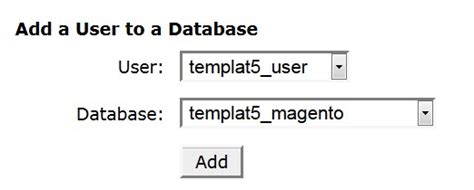 Assign MySQL User To The Database CPanel Zemez Support