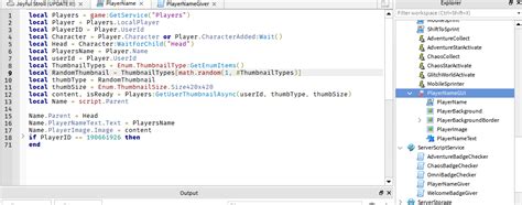 Solved Custom Player Nametag Script Scripting Support Developer