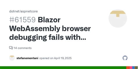 Blazor Webassembly Browser Debugging Fails With Uriformatexception