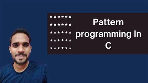 Star Pattern Program In C Row Equal To Column Youtube