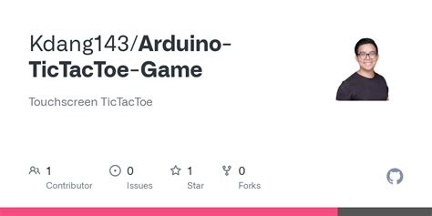GitHub Kdang Arduino TicTacToe Game Touchscreen TicTacToe