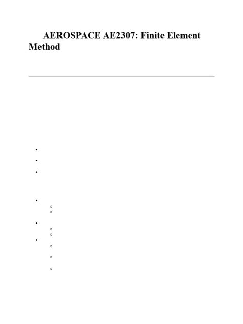 lecture 1 introduction to finite element method fem pdf finite