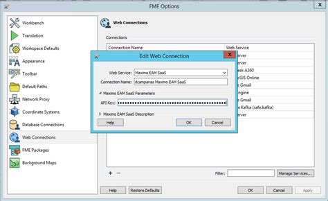 Using The Maximo Connector And Transformers In Fme Fme Support Center