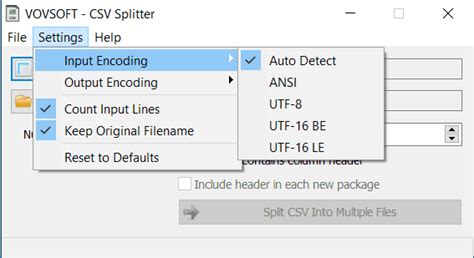 CSV Splitter скачать бесплатно CSV Splitter 2 0
