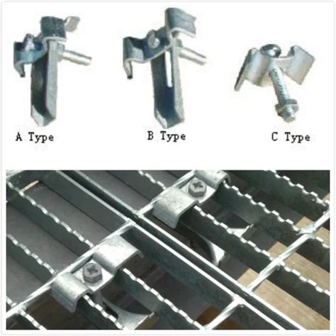Galvanized Grating Installation Saddle Grating Fasteners Fixing Clips
