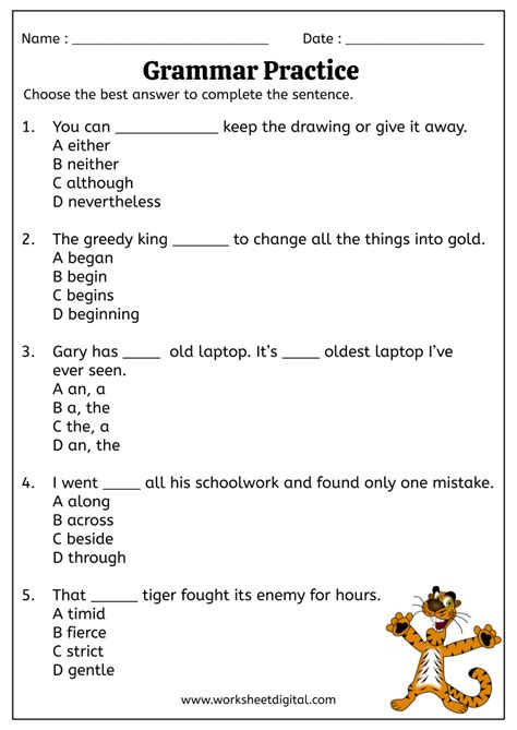Free Practice Grammar Worksheet Download Free Practice Grammar