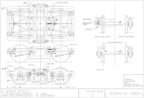 Br Mk1 Coach Drawing Br1 Riveted Bogie Drawing Steam Workshop Stores