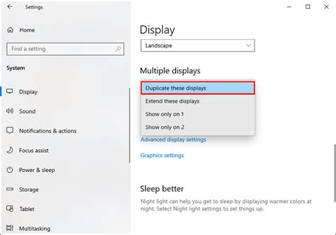how to duplicate displays across monitors