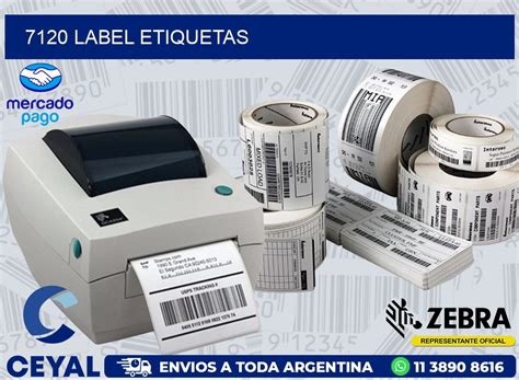 7120 Label Etiquetas Impresoras Etiquetas