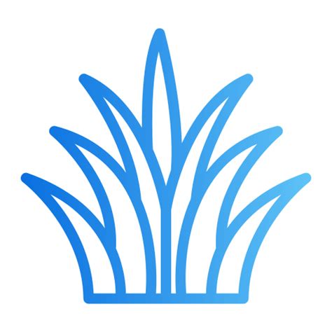 Grass Generic Gradient Outline Icon Grass Generic Gradient Outline Icon