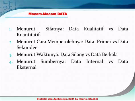 Materi 2 Statistik Penyajian Data Pdf