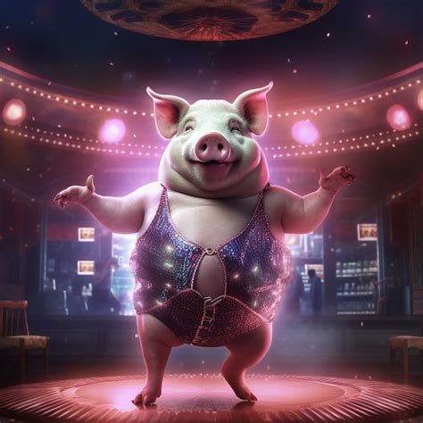 Piggy Red Light District Rmidjourney