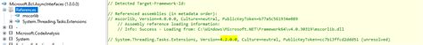 conflicting dependency with system threading tasks extensions causes