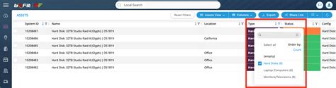 Search And Filters Explained Bitfit Asset Management System