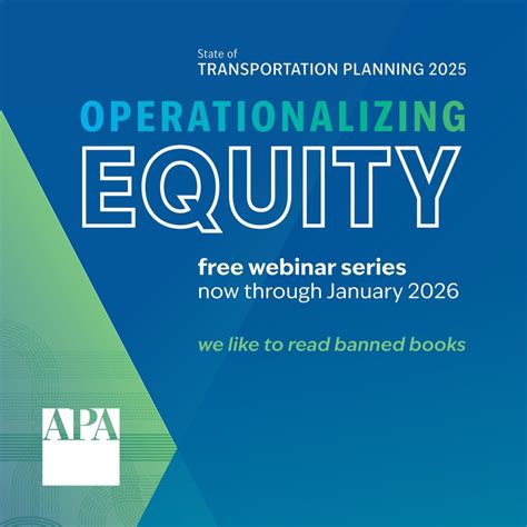 State Of Transportation Planning Webinar Series American Planning
