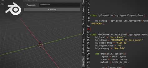 Python Scripting Property Subtypes And Password Protection Blendernation