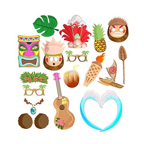 Unkndw Moana Inspired Photo Booth Props Diy Must Cut