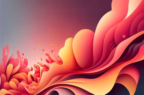 Premium Photo Horizontal Artistic Colorful Abstract Wave Background
