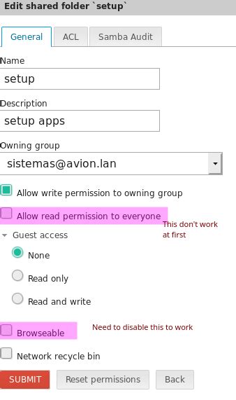 Samba Audit Tweaks Support Nethserver Community