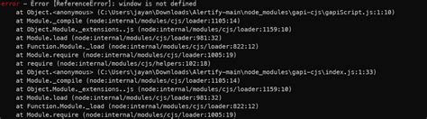 ReferenceError Window Is Not Defined Issue 861 Google Google Api